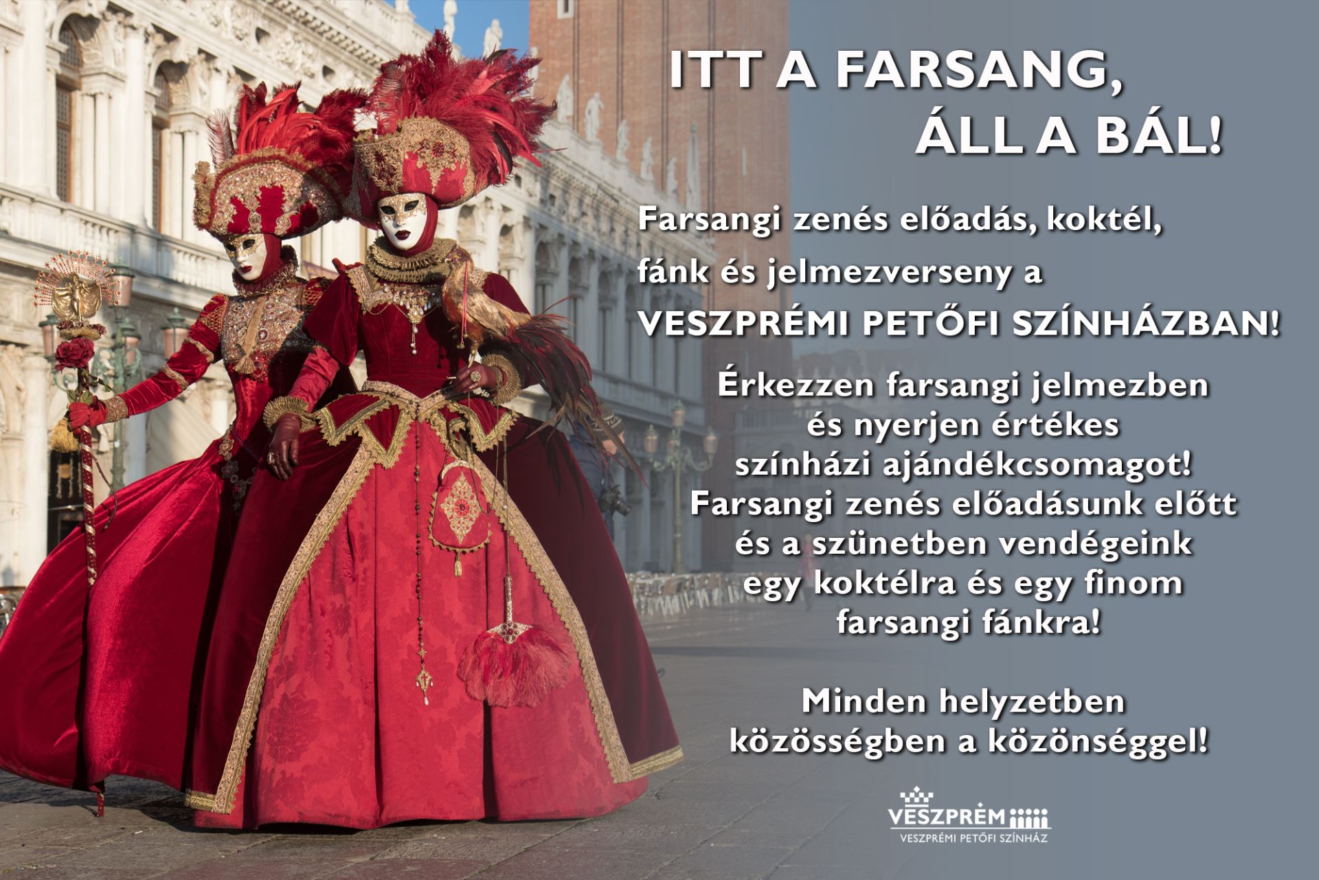 Itt a farsang, áll a bál! Farsangi zenés előadás, koktél, fánk és ...